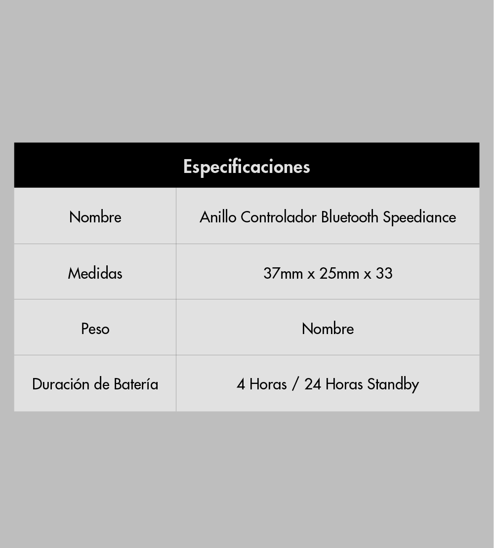 Anillo controlador Bluetooth Speediance – Speediance Chile
